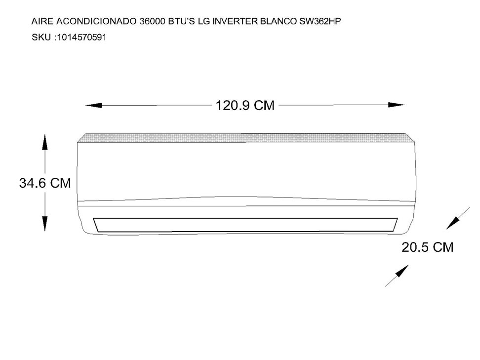 Medidas De Minisplit Airea Condicionado